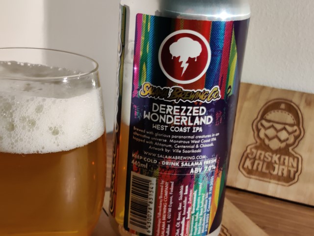 JaskanKaljat - Salama Brewing Derezzed Wonderland West Coast IPA JaskanKaljat - Salama Brewing Derezzed Wonderland West Coast IPA